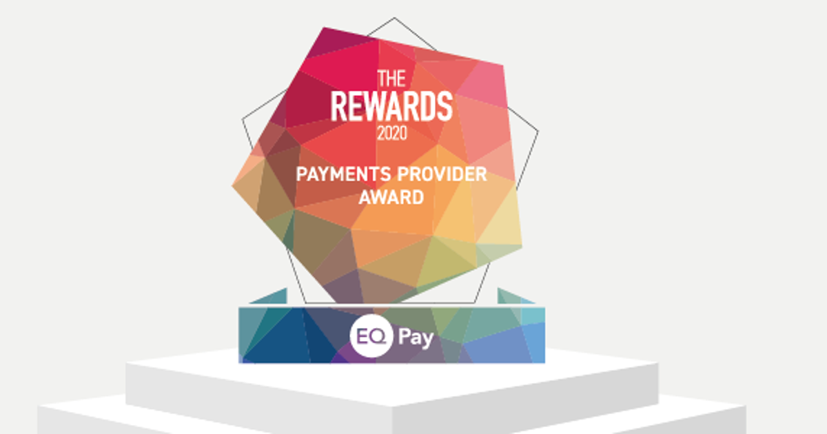 EQPay Wins Payments Provider Award, 2020 - EQPay